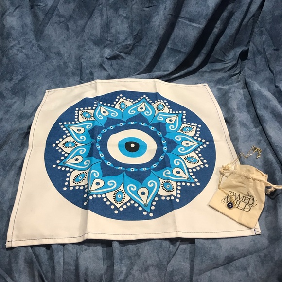 Jewelry | Evil Eye Of Protection Set Handkerchief And Necklace With ...